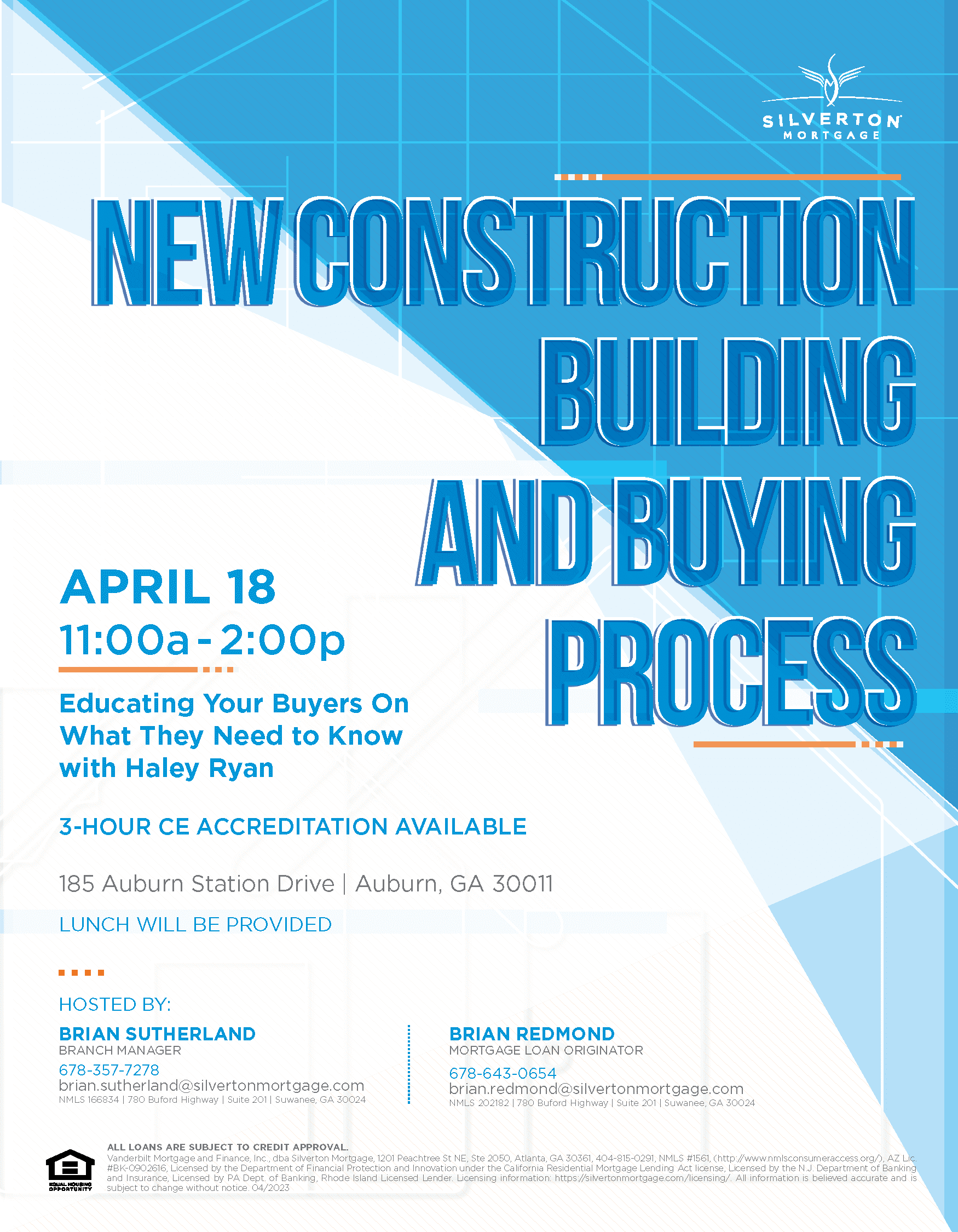 New Construction-CE Class-Flyer PNG - Chafin Communities